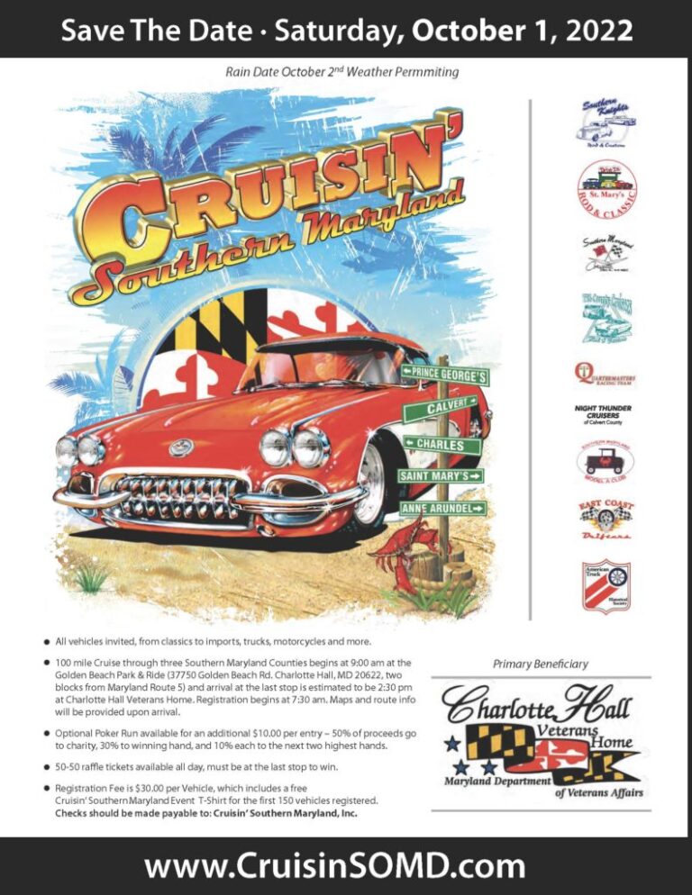 Cruisin Southern Maryland 100 Mile Car Cruise & Show - Rides Collective
